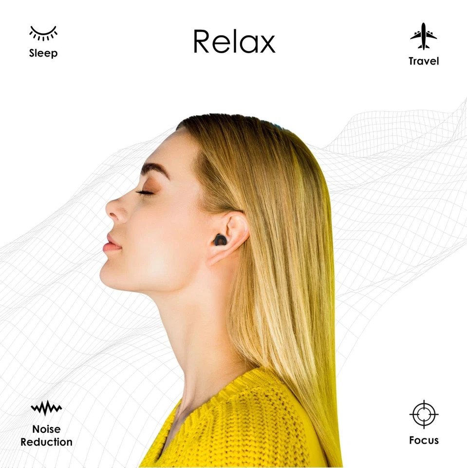 Noise Cancelling MuteX Ear Plugs for Work Sleep Snoring Noise ...