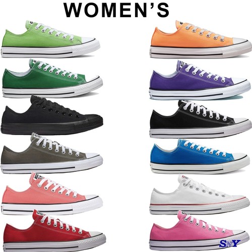 Classic Women's CONVERSE Chuck Taylor All Star Low Sneaker Canvas Upper ...