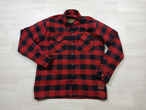 Cortech Bender Armored Motorcycle Flannel Buffalo Plaid Jacket (S ...