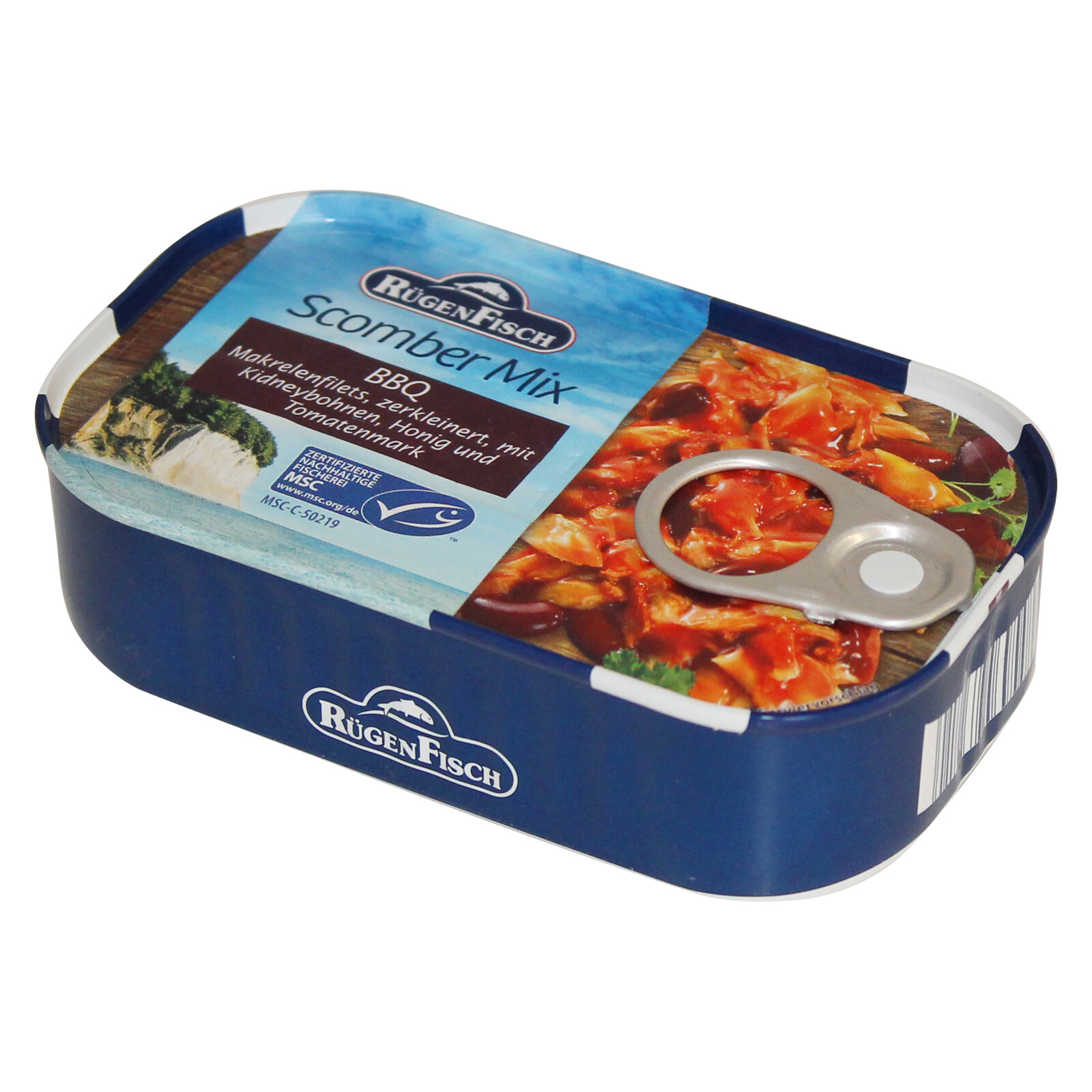 15er Pack RügenFisch Scomber Mix BBQ (15 x 120 g) Fischbüchse ...