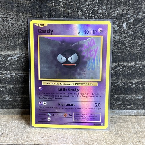 Gastly 47/108 Reverse Holo Common XY Evolutions Pokemon TCG Near Mint ...