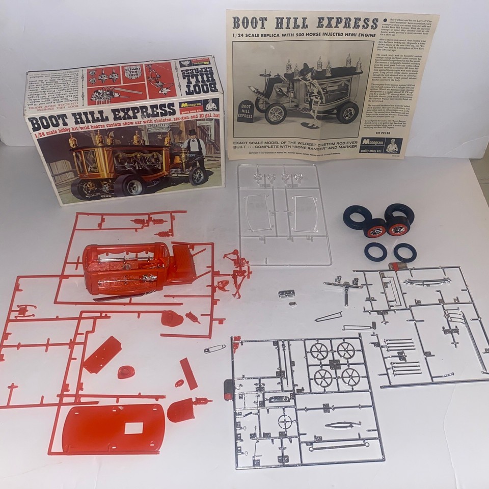 - MONOGRAM BOOT HILL EXPRESS RAY FARHNER 1:24 Partially built And Parts ...