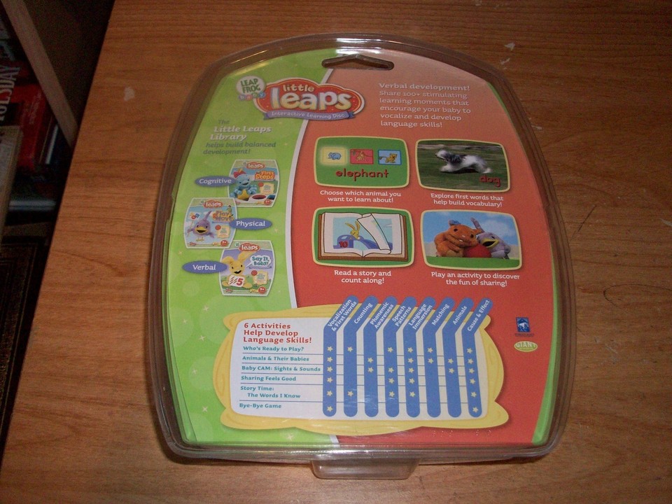 (3) Leap Frog Baby Little Leaps First Steps Play & Move Learning (2006 ...