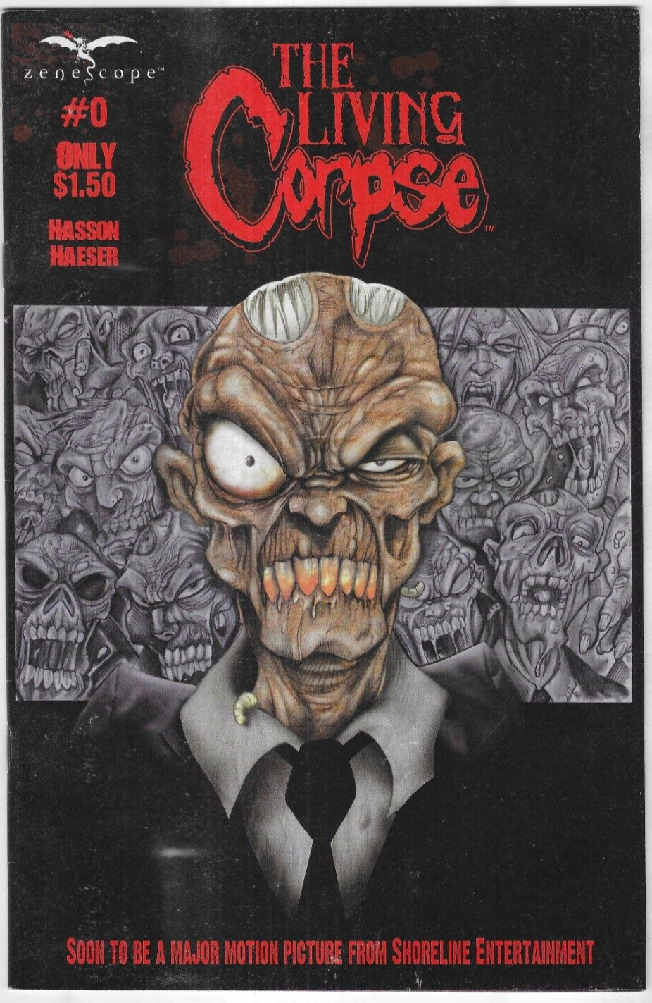 Living Corpse Comic 0 Cover A First Print 2007 Buz Hasson Ken Haeser ...