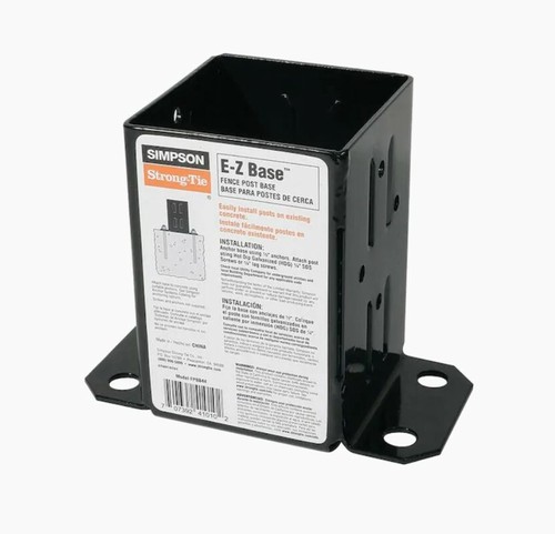 2 Pack, Simpson Strong-Tie FPBB44 5.6 in. H x 3.83 in. W 12 Ga. Steel ...