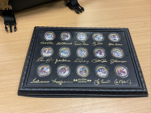 2000s Golden Baseball Legends 15-Coin Set 24K Gold Plated Coins In ...