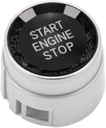Silver Start Stop Engine Push Button Switch Cover Crystal For BMW F01 ...