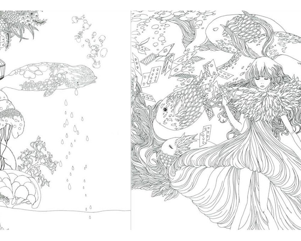 ‘Pandora’ Color Therapy Anti Stress Coloring Books for Adult Relaxation ...