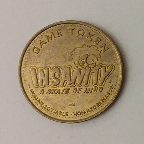 Insanity A Skate of Mind Pepsi Madison, AL Arcade Game Token 24mm | eBay