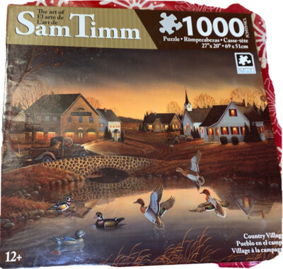 1000 Piece Country Village Sam Timm Puzzle 27" x 20" New Sealed | eBay