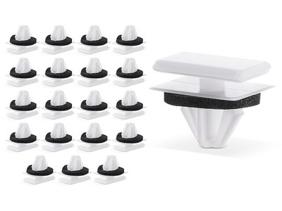 15XZ77N Rocker Panel and Wheel Well Molding Retainer Clip Set Fits ...