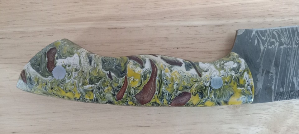 Pine Cone Handle Machete, Chopper Full Tang Leather Sheath | eBay