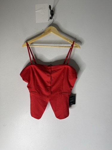 NWT Lulus Red Corset Style Tank Top XL | eBay
