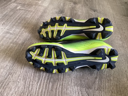 Nike Mens 12 Vapor Keystone 2 Low Fastflex Neon Green Baseball Cleats ...