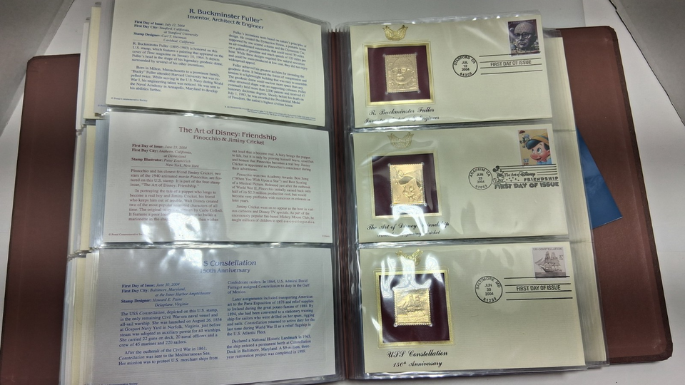 Golden Replicas United States Stamps in (36) 22K Gold & 500+ other ...