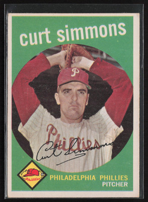 1959 Topps Curt Simmons #382 | eBay