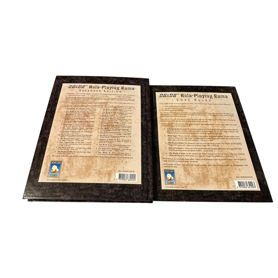 Lester Smith's D6XD6 Role Playing Game RPG Expanded Edition + Core ...