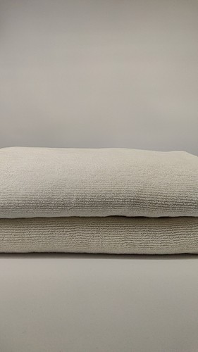 Quince Turkish Ribbed Quick Dry Bath Towel Set Of 2 Ivory One Size | eBay