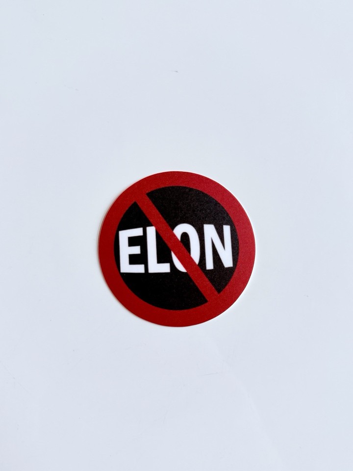Anti Elon Musk Tesla Sticker / Bumper Sticker / Water Bottle / Laptop ...