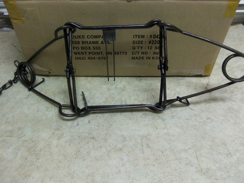 5 Duke 220 Body Grip Traps Trapping Groundhog Raccoon Fisher Badger ...