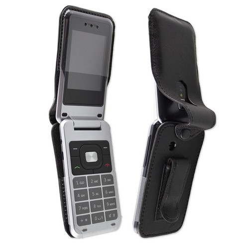 caseroxx Leather-Case with belt clip for Orange Hapi 30 in black made ...