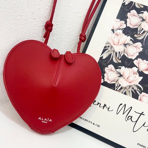 ALA Le Heart Shaped Coeur Crossbody Bag Purse | eBay