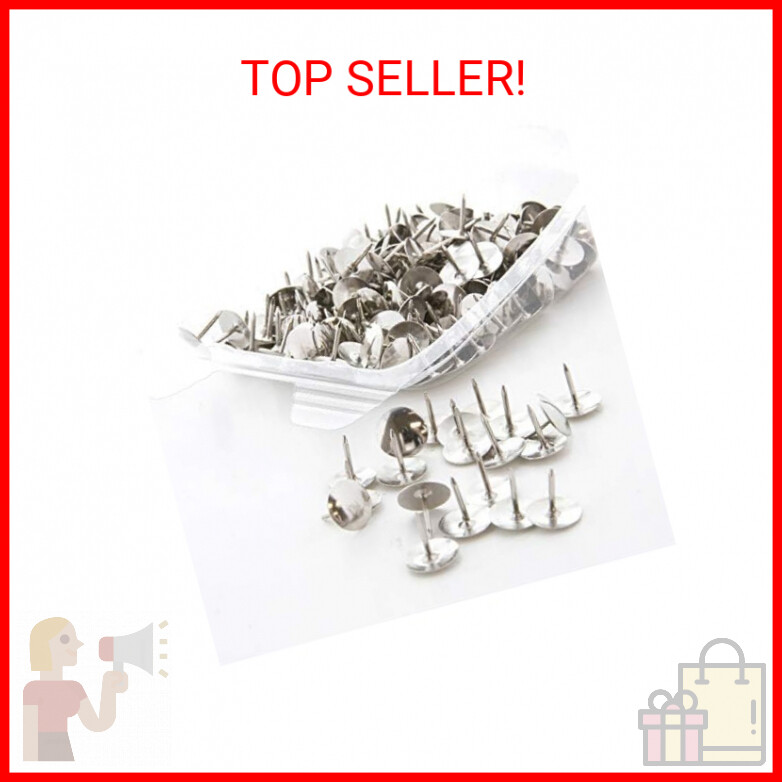 Nickel Silver Thumb Tack Pack - 200 Count | eBay