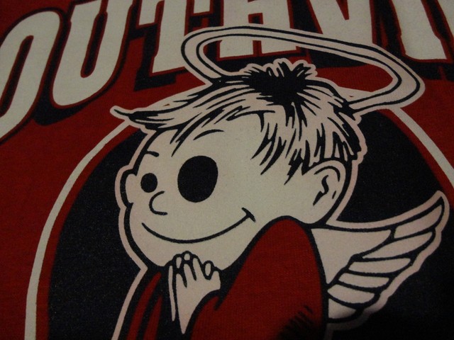 SOUTHVIEW SAINTS School Mascot Angel Halo Wings Red T Shirt Small FREE ...