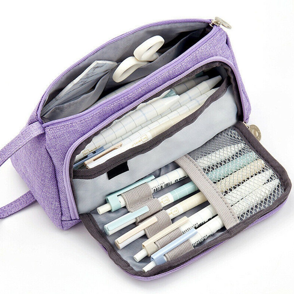 Multifunction Pencil Case Large Capacity Pen Box School Stationery ...