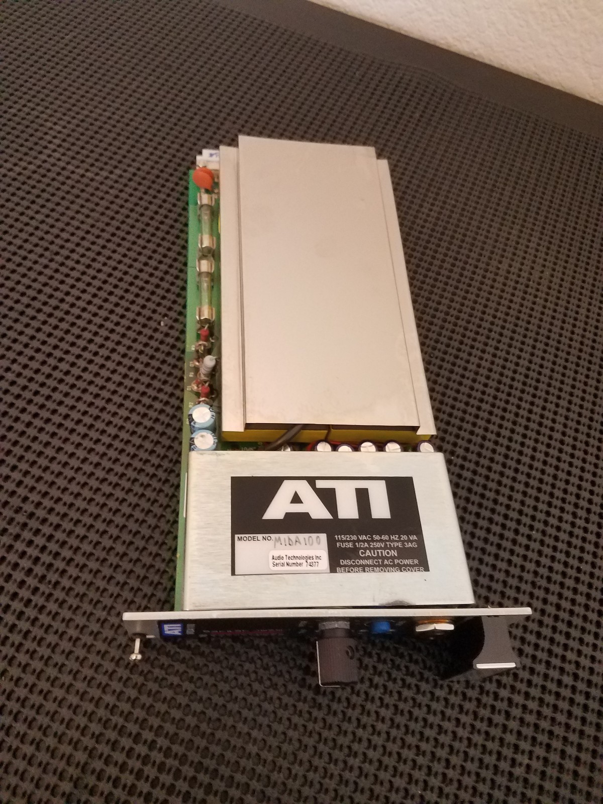 ATI Mida-100-1 Metered 1x6 Da Transformer Output Audio Amplifier Module ...