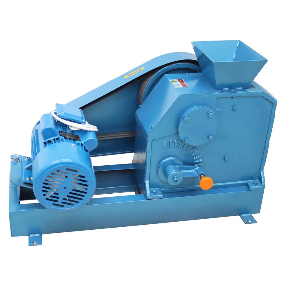 Industrial Jaw Crusher Rock Stone Ore Crushing Machine 220V 5.4HP 500 ...