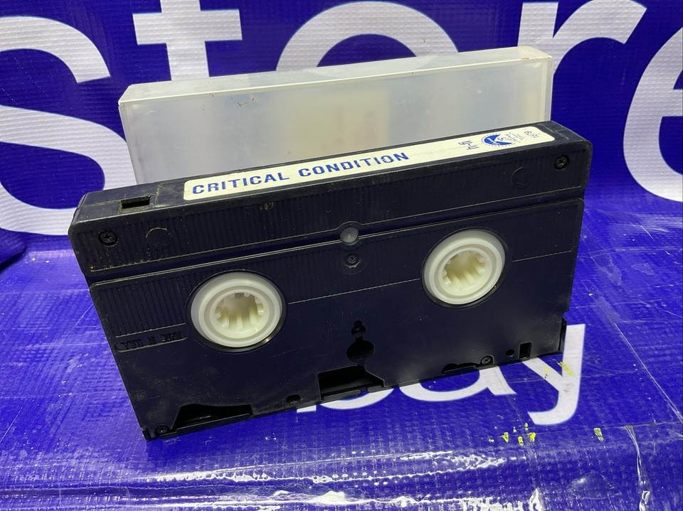 Critical Condition VHS 1987 Richard Pryor Crazy Video Movie Paramount ...