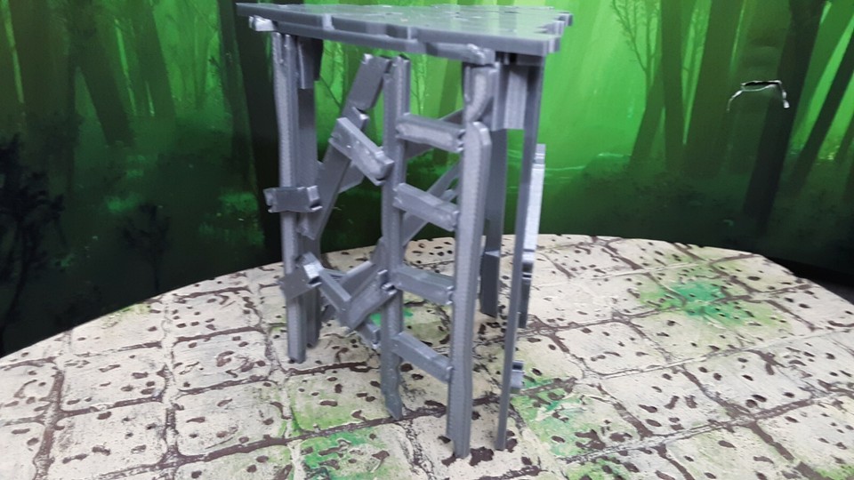 Savage Watchtower Makeshift Guard Lookout Outpost 3D Printed Dungeons ...
