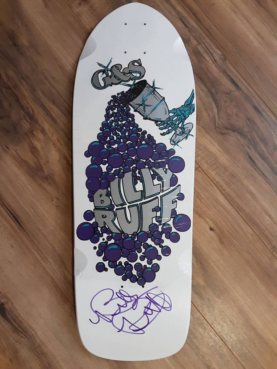 Billy Ruff Skateboard G&S Billy Ruff Skateboard Signed NOS Shape #93