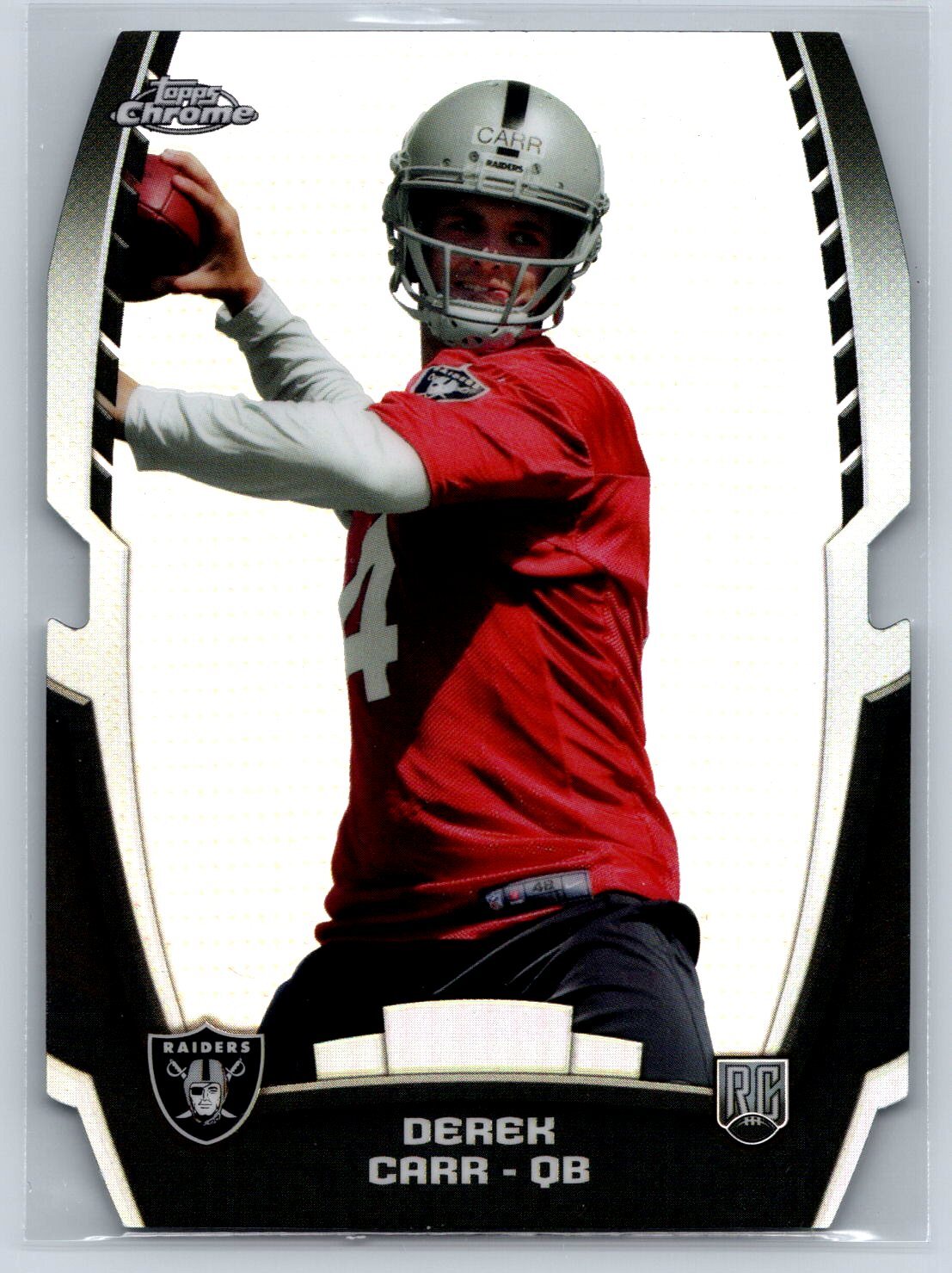 2014 Topps Chrome Rookie Die Cut Derek Carr #CRDC-DC | eBay