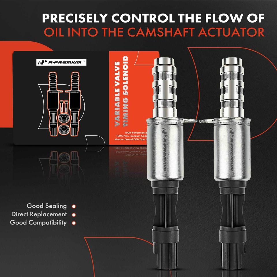 A-Premium 2PC VCT Variable Valve Timing Solenoid For 04-10 Ford F-150 ...