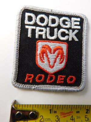 DODGE TRUCK RODEO VINTAGE PATCH HAT BADGE DEALER CLASSIC RAM EMBLEM ...
