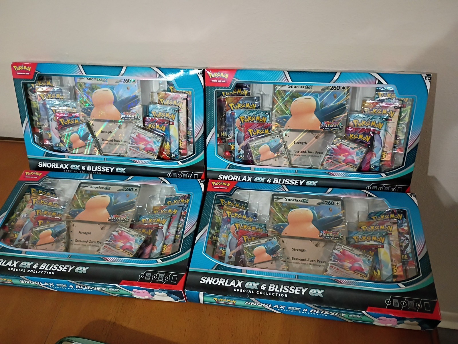 Pokémon Snorlax Ex & Blissey Ex Special Collection Box! 4 Boxes ...