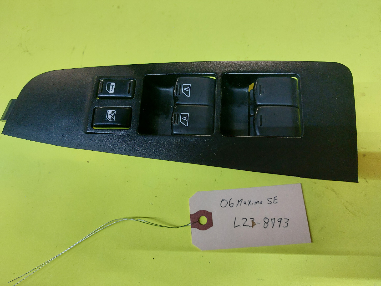 04 2005 2006 2007 2008 Nissan Maxima Driver Left Door Master Power ...
