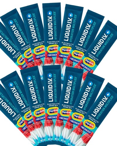 Liquid IV Firecracker Popsicle Flavor Hydration Multiplier Drink Mix ...