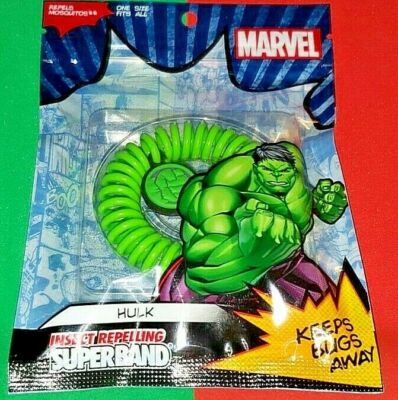Marvel Avengers Bug Bands The Hulk Insect Repelling SuperBand (B15) | eBay