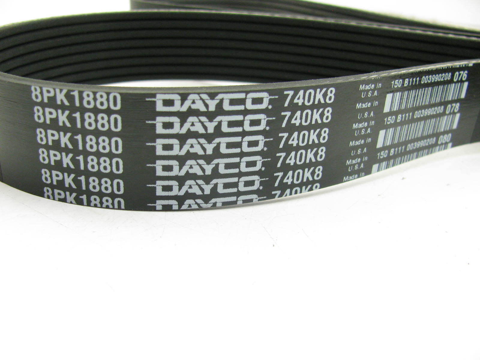 Dayco 8PK1880 Serpentine Drive Belt - 8 Rib, 74" | eBay