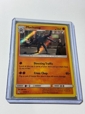 Machamp Detective Pikachu 13/18 Holo Rare Pokemon Card | eBay