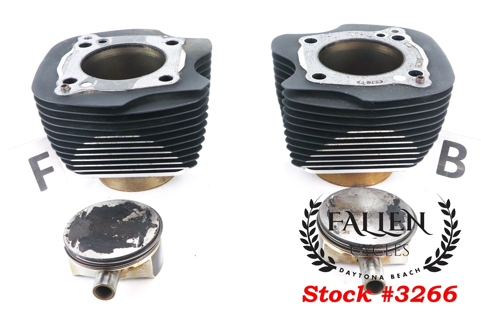 2019 Harley Softail Milwaukee-Eight M8 Engine Cylinder Jugs Front Rear ...