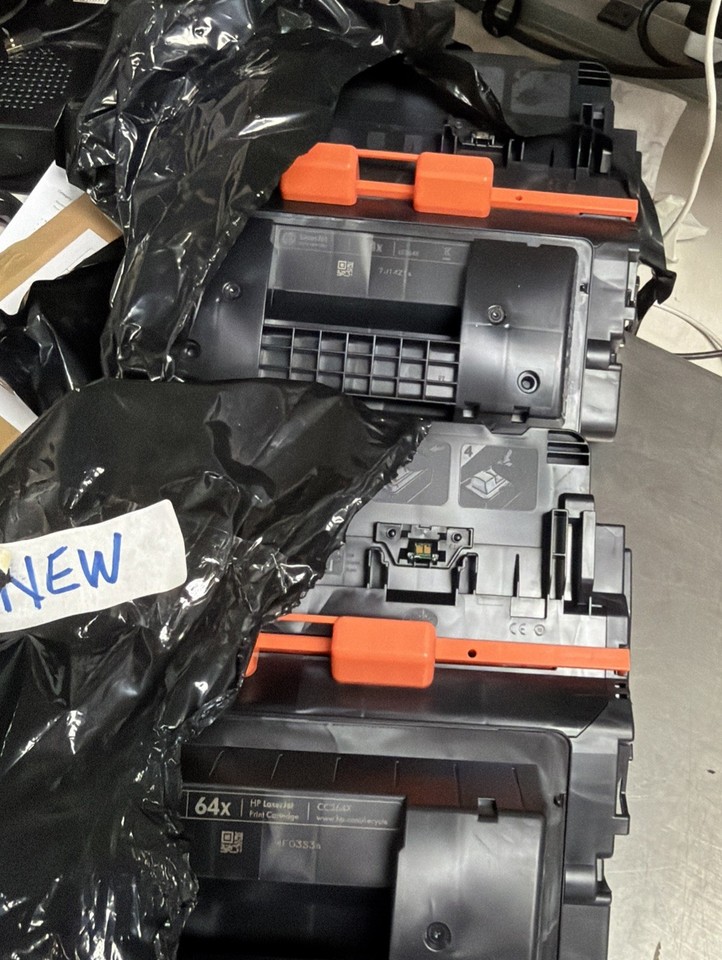 2Genuine HP LaserJet CC364X / 64X High Yield Black Toner P4015 / P4515 ...