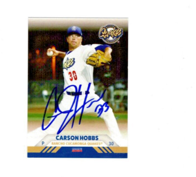 Carson Hobbs 2024 Rancho Cucamonga signed autograph baseball card ...