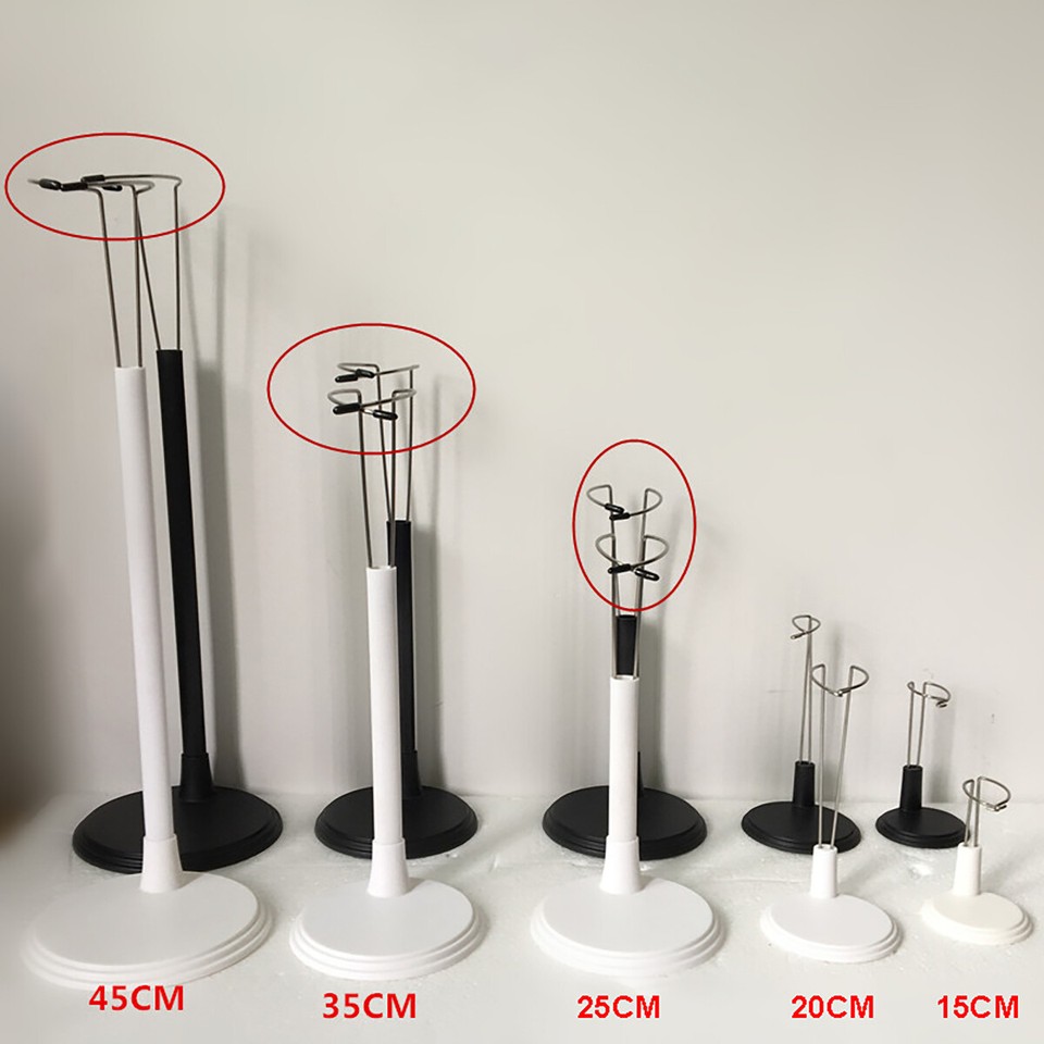 6 Sizes Doll Display Stand Support Base Wrist Stands Puppet Model Stand ...