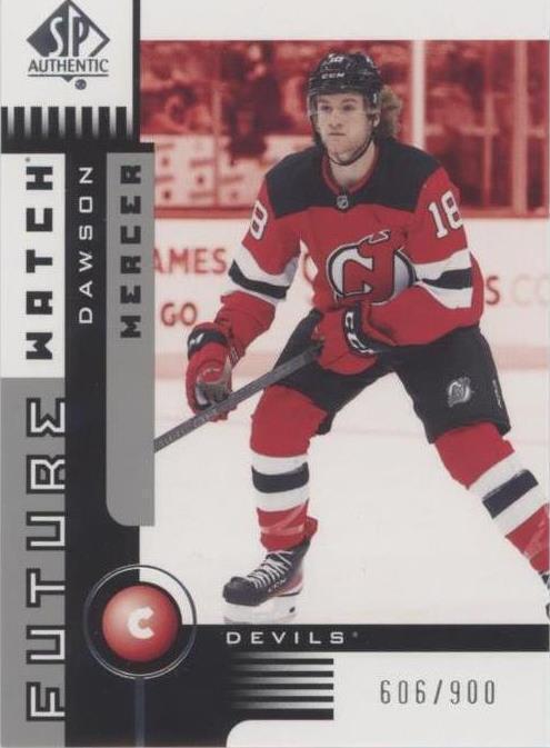 2021-22 SP Authentic - 2001-02 Retro Future Watch Dawson Mercer #01FW ...