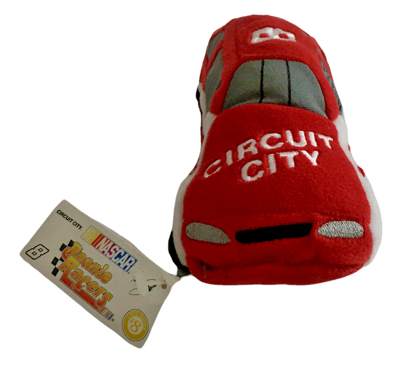 NASCAR Circuit City Red Beanie Racer #8 Plush Bean Bag Racing Car With ...