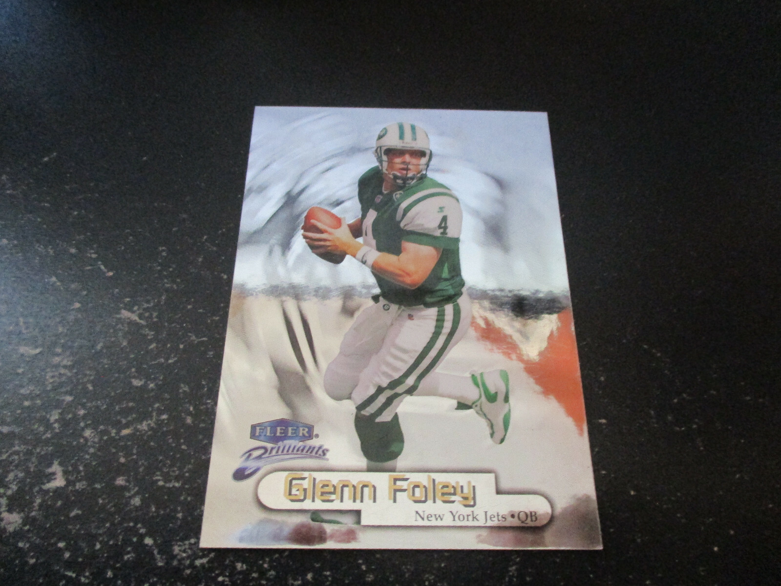 glenn foley (new york jets -qb) 1998 fleer brilliants CARD #67 nr/MINT ...